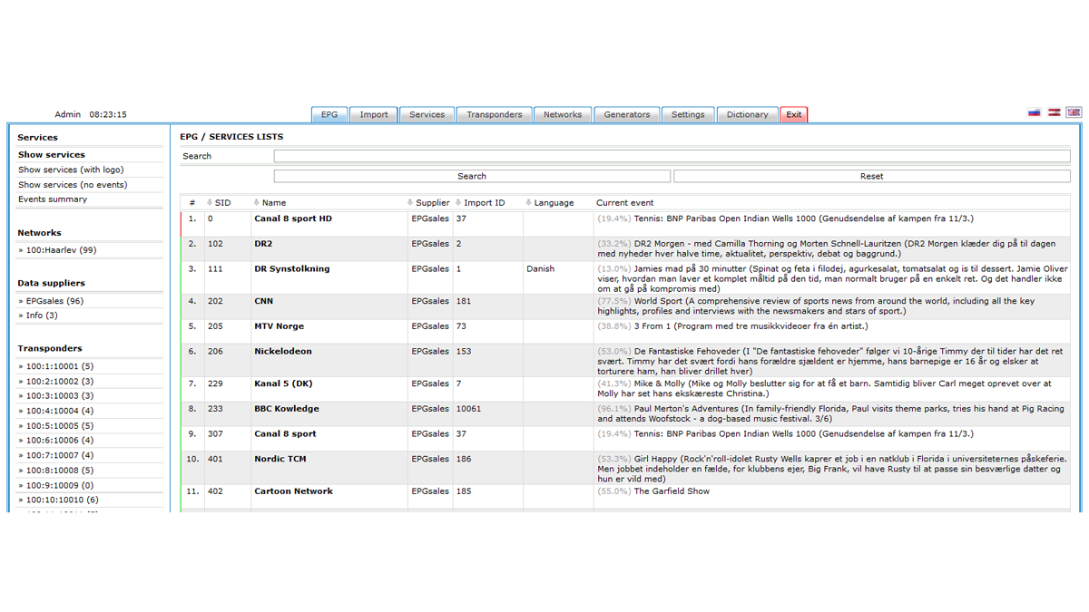 DVB Software - Products - STREAM LABS